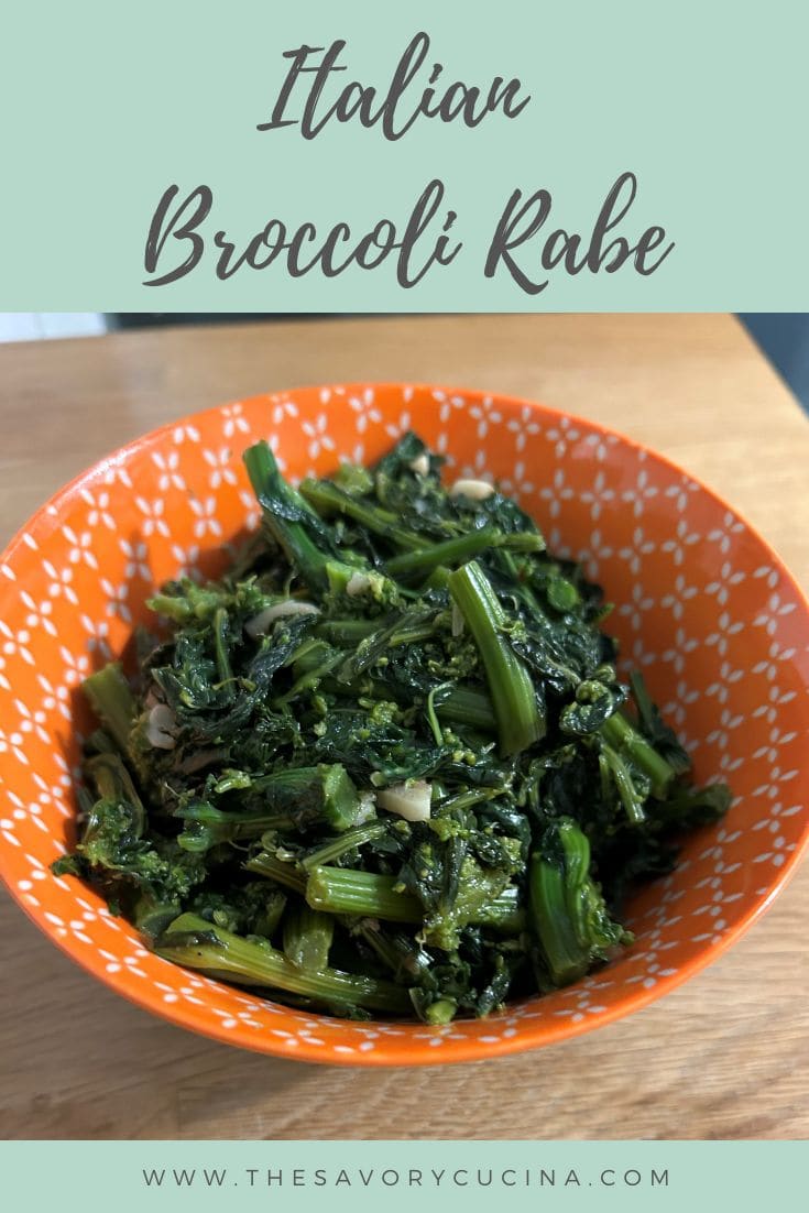 Italian Broccoli Rabe - The Savory Cucina